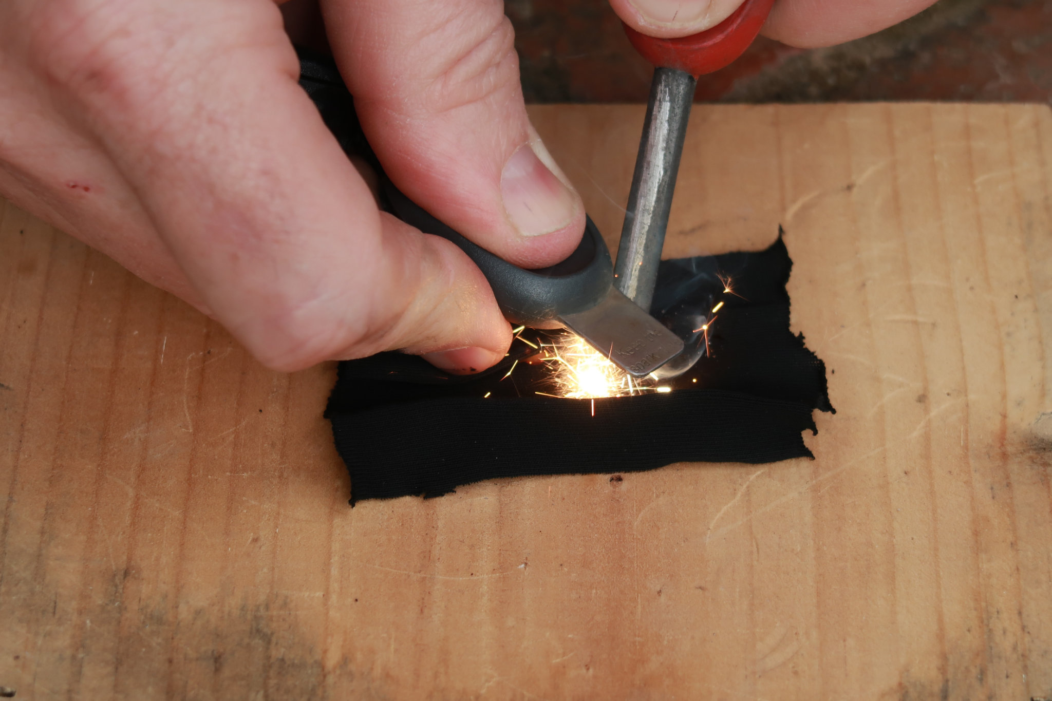 Making Fire From A Solitary Spark – Scoutcraft